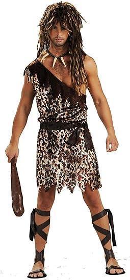Cave Stud Mens' Stone Age Style Caveman Costume – USA Party Store